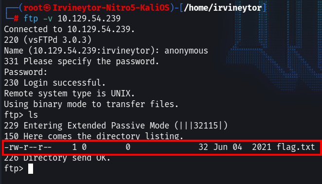 HTB - Writeup - Fawn