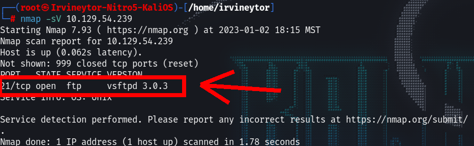 HTB - Writeup - Fawn